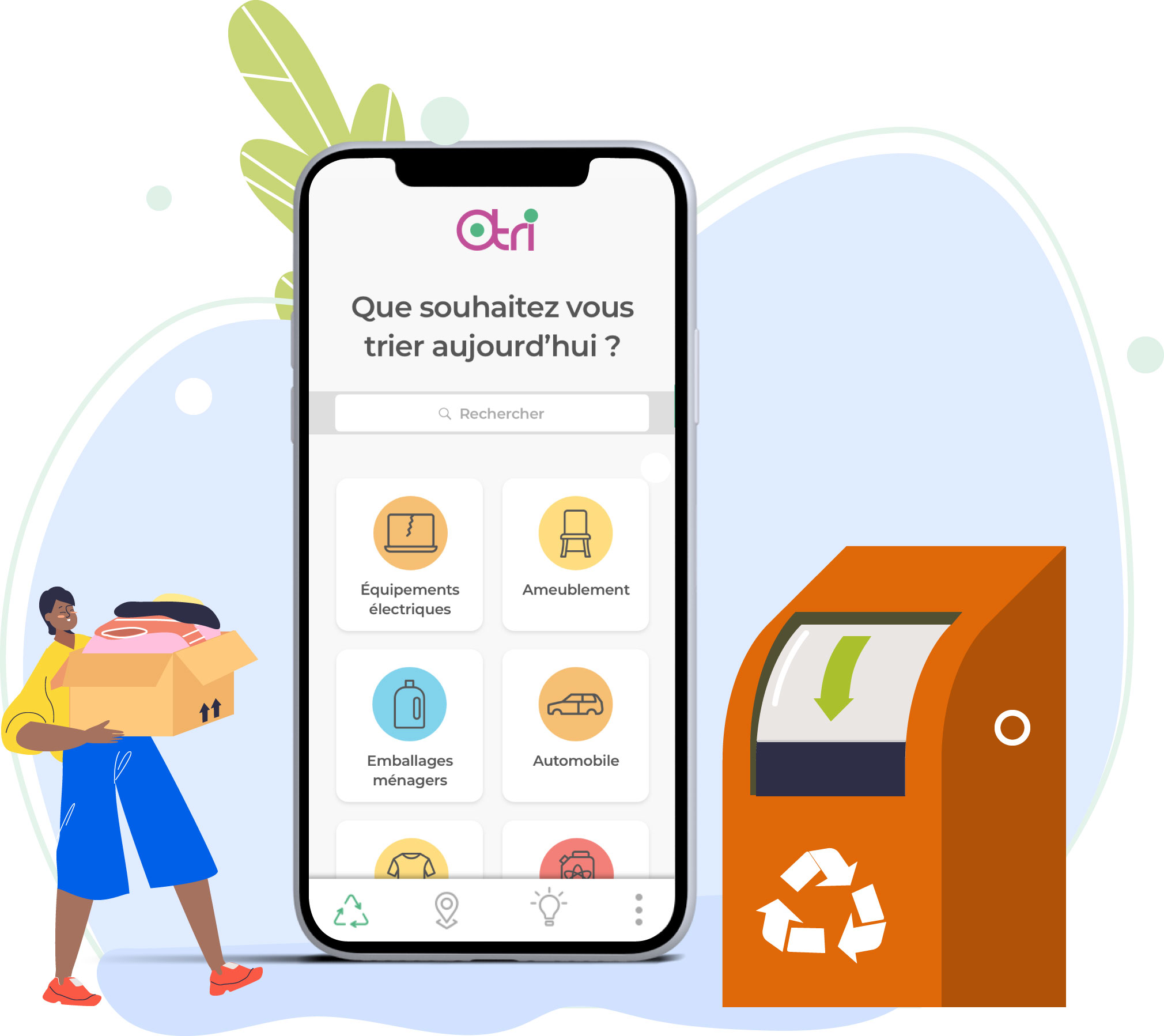 OTRI - L'app de tri sélectif en Martinique